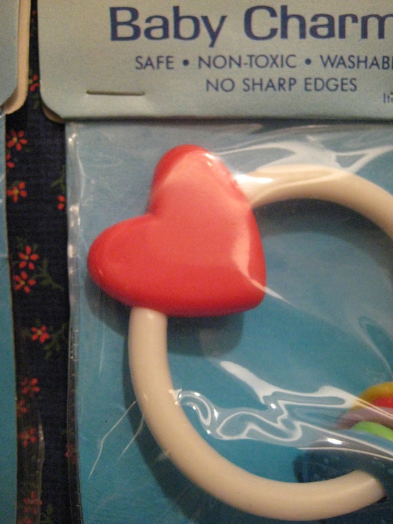 5 Vintage Rainbow Baby Charms Keys Vintage Kidentials Baby - Etsy