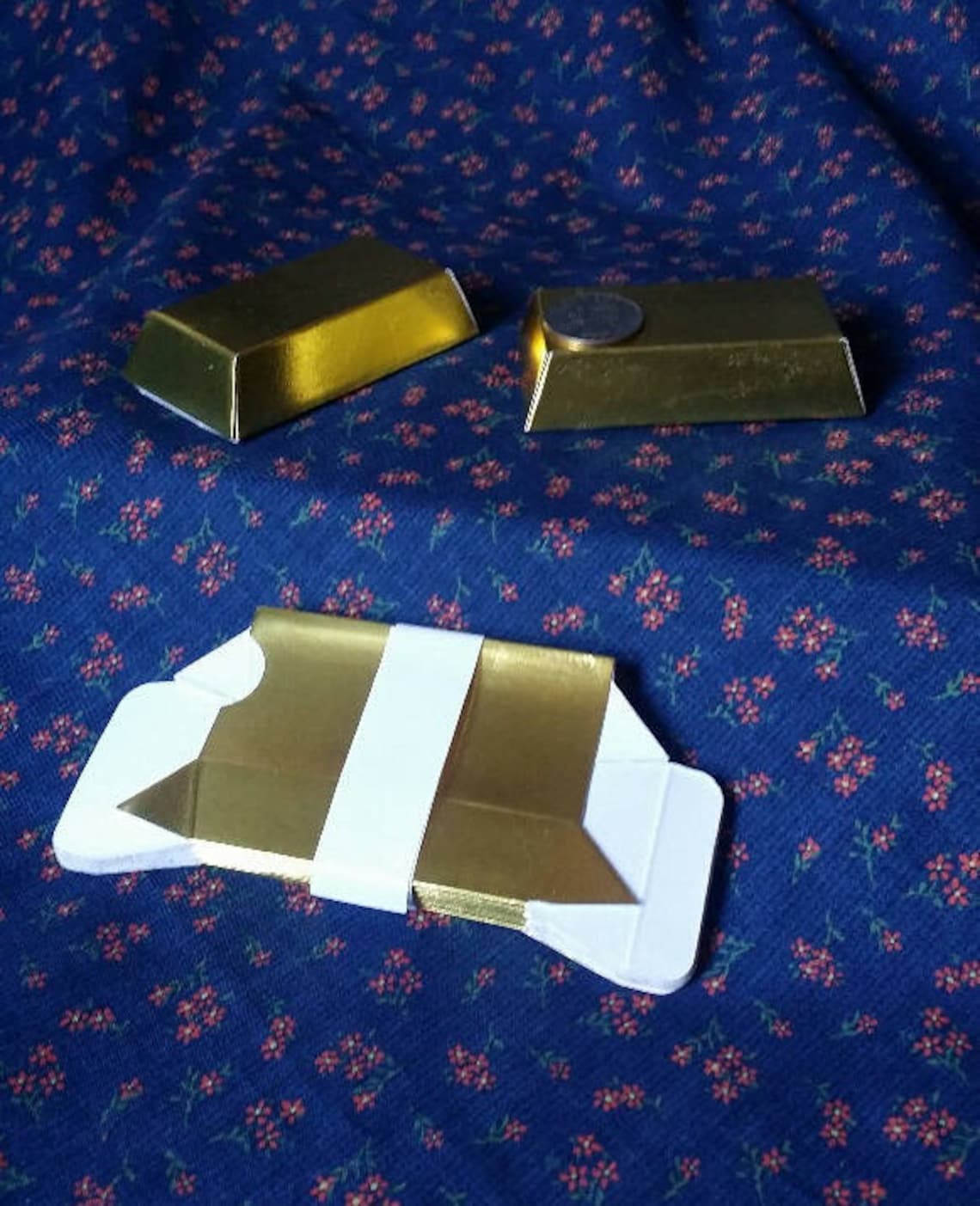 12 Gold Bar Party Favor Boxes Gold Bar Decorations Table - Etsy