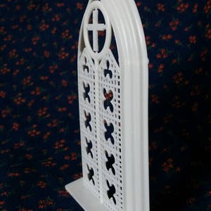 Church Window Cake Topper, Church Door, White Cake Topper, Cake Supply ...