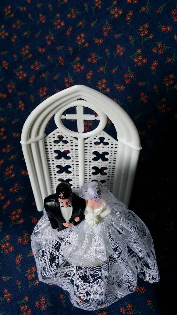 Church Window Cake Topper Church Door White Cake Topper | Etsy