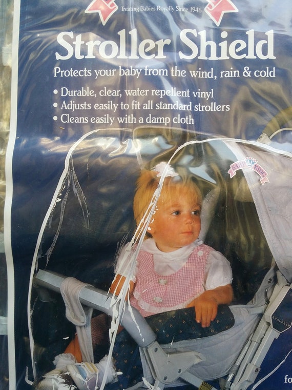 Vintage Stroller Shield, Vintage Baby King 1991, Baby… - Gem
