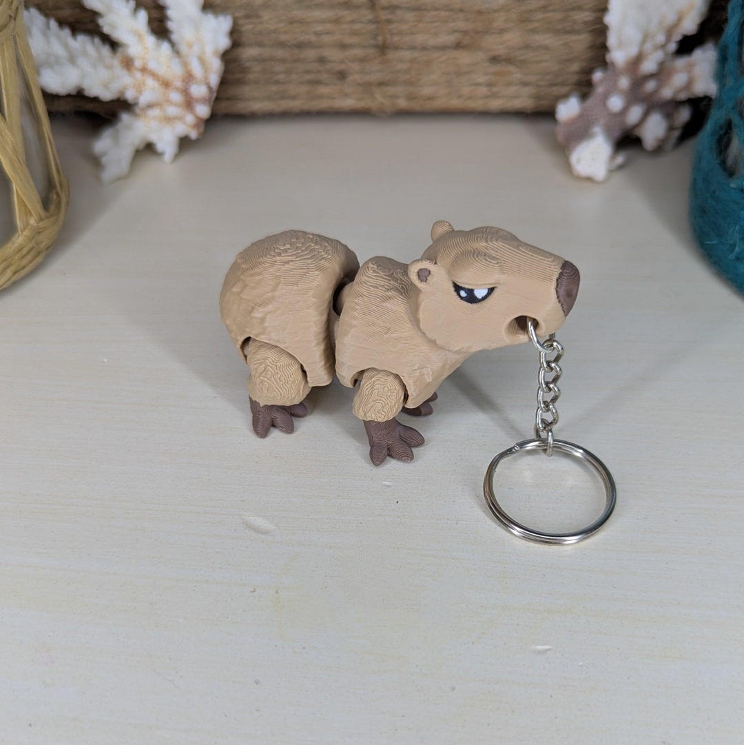 Capybara Keychain - Etsy