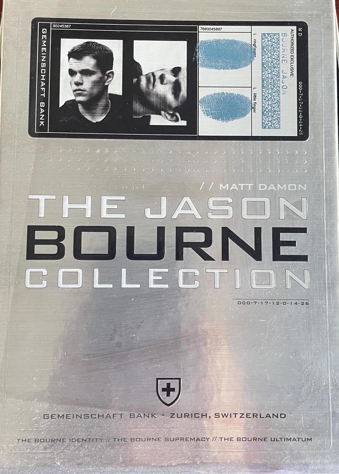 The Jason Bourne Collection DVD Set - Etsy
