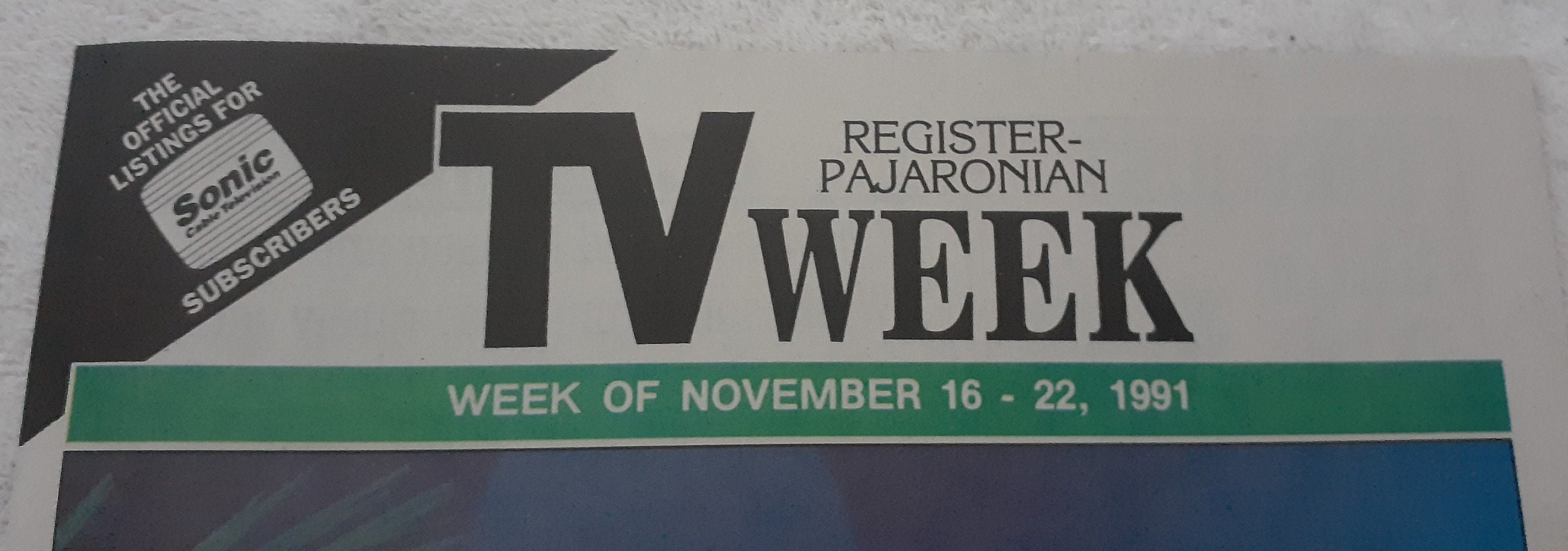 Vintage TV Guide From 1991 - Etsy