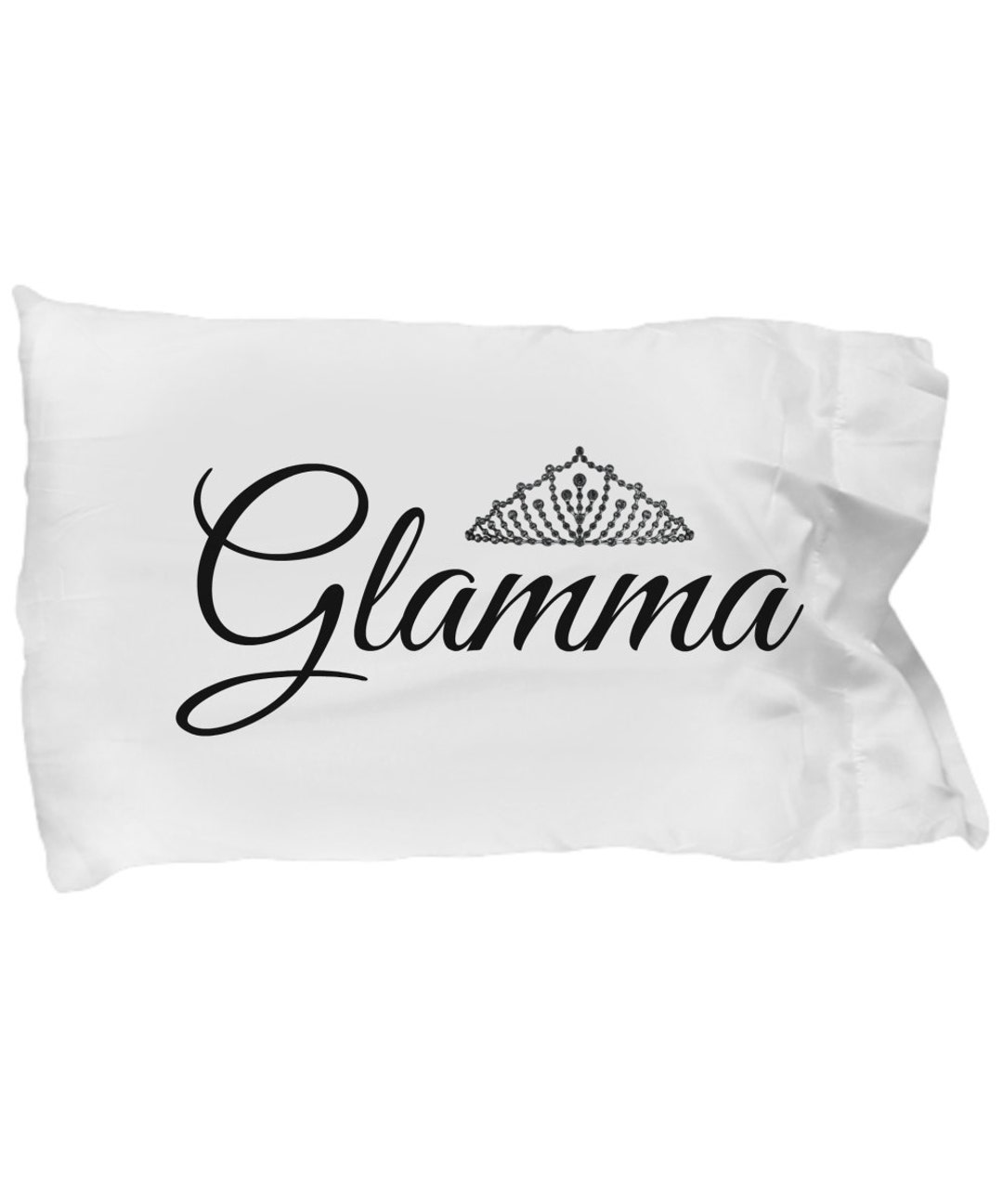 GLAMMA With Crown Pillowcase Glamorous Grandma Gifts, Pregnancy ...