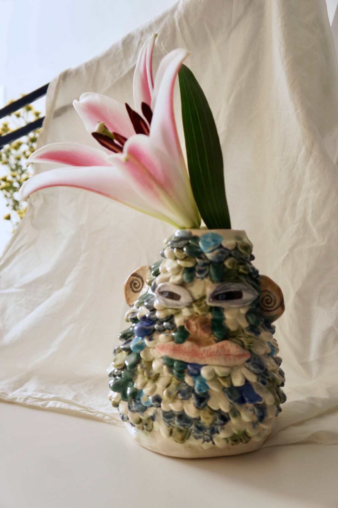 Lumpy Bumpy Monkey Flower Vase | Etsy