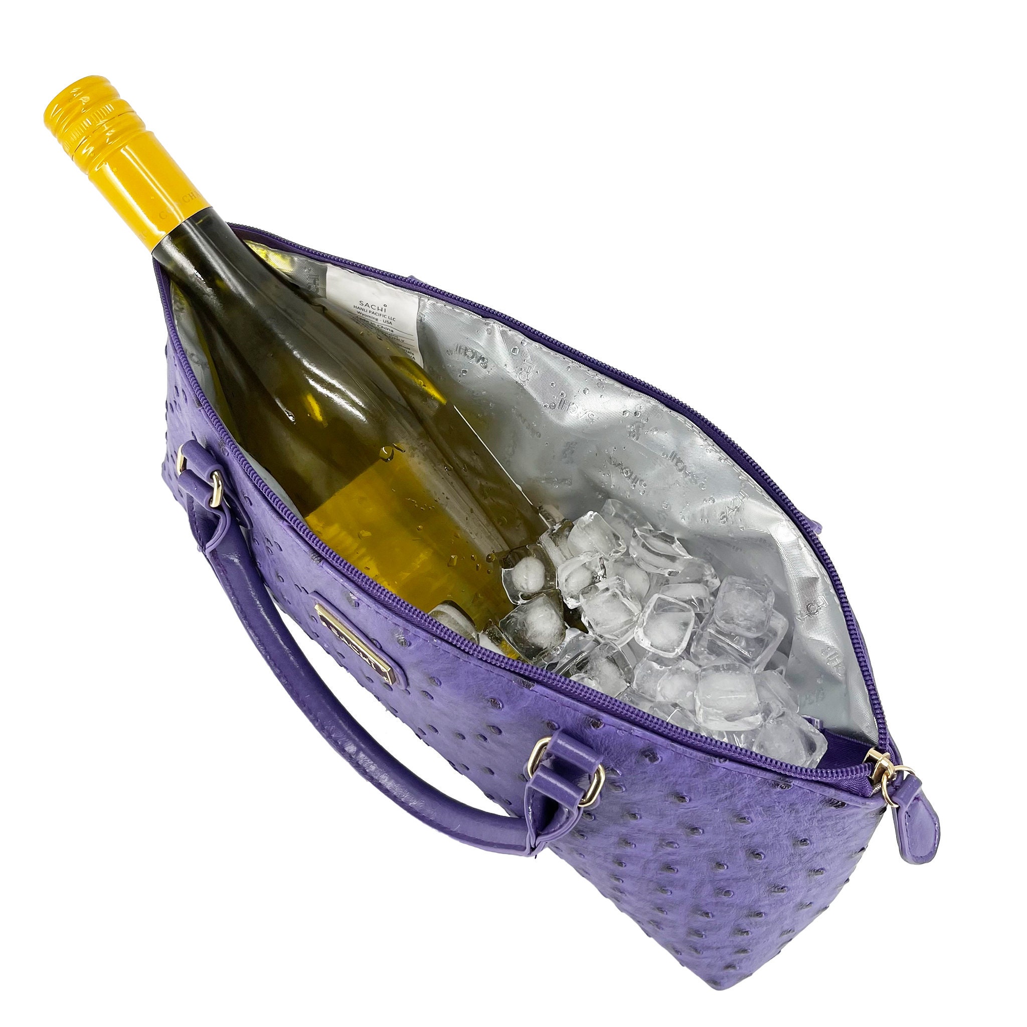 Stylish Wine Purse for On-the-go: SACHI La Soiree Insulated - Etsy