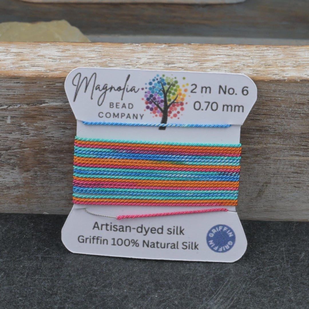 Rustic Sunset Griffin Silk Cord – Hand-dyed Thread for Knotting ...