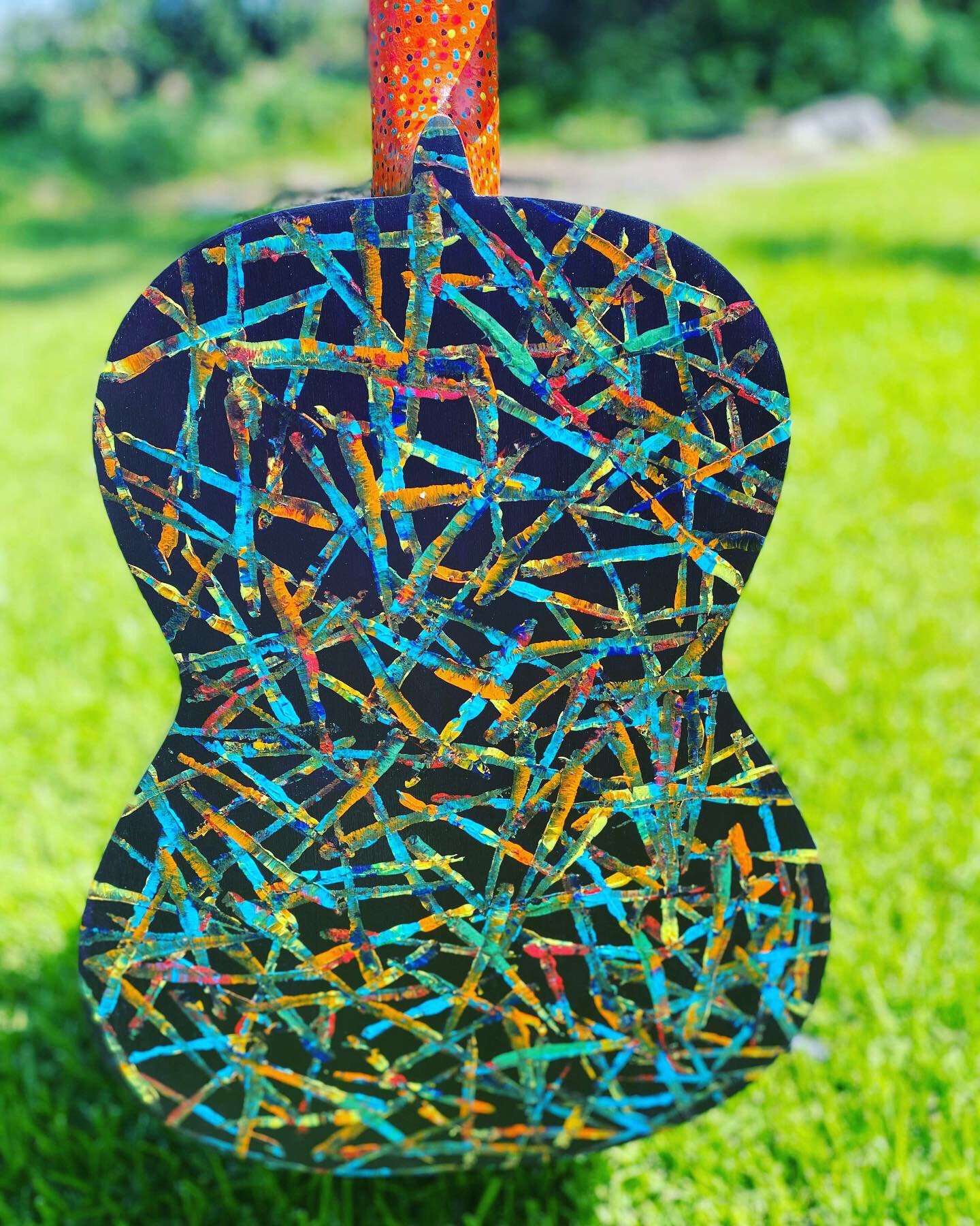 Custom Painted Guitar - Etsy