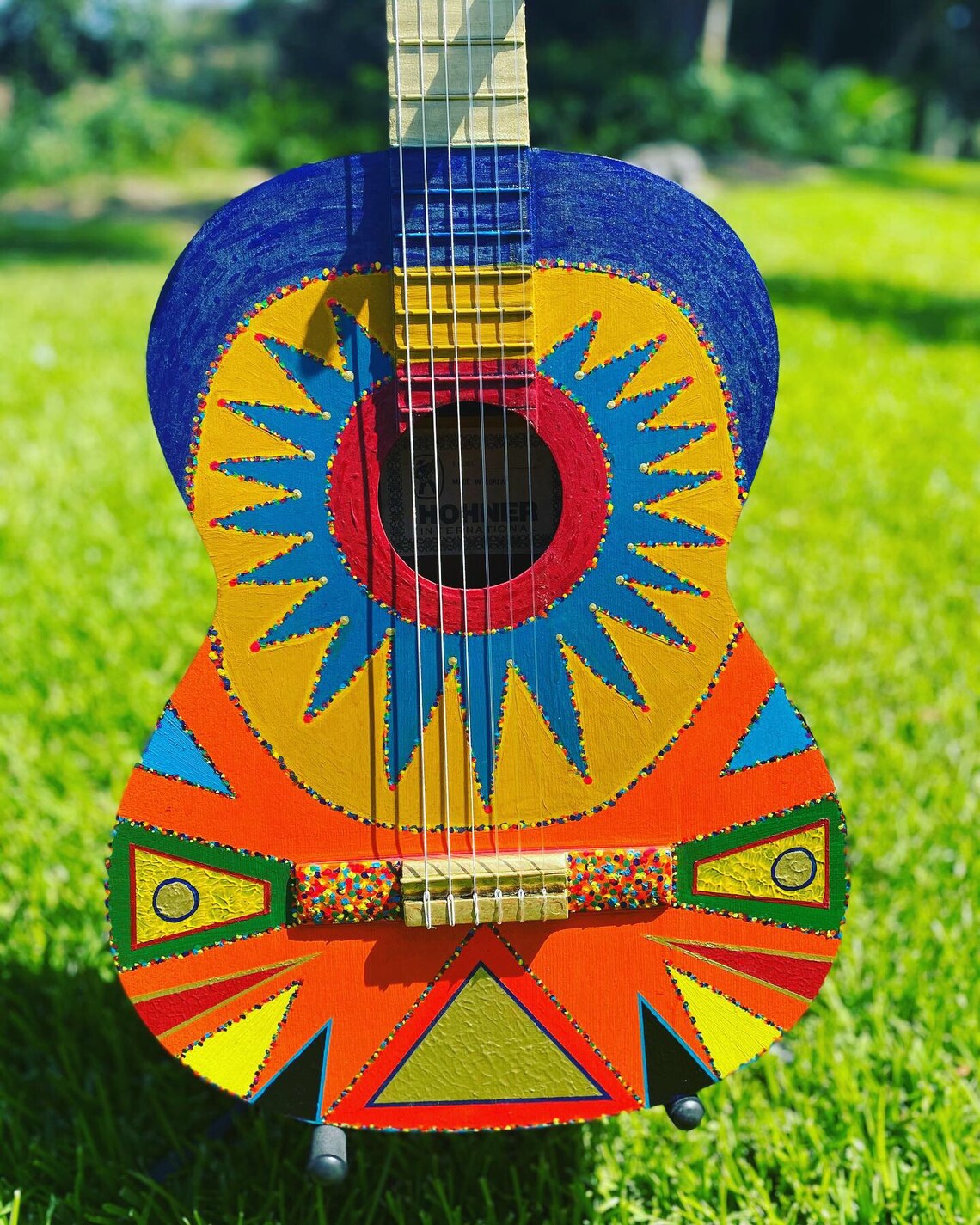 Custom Painted Guitar - Etsy