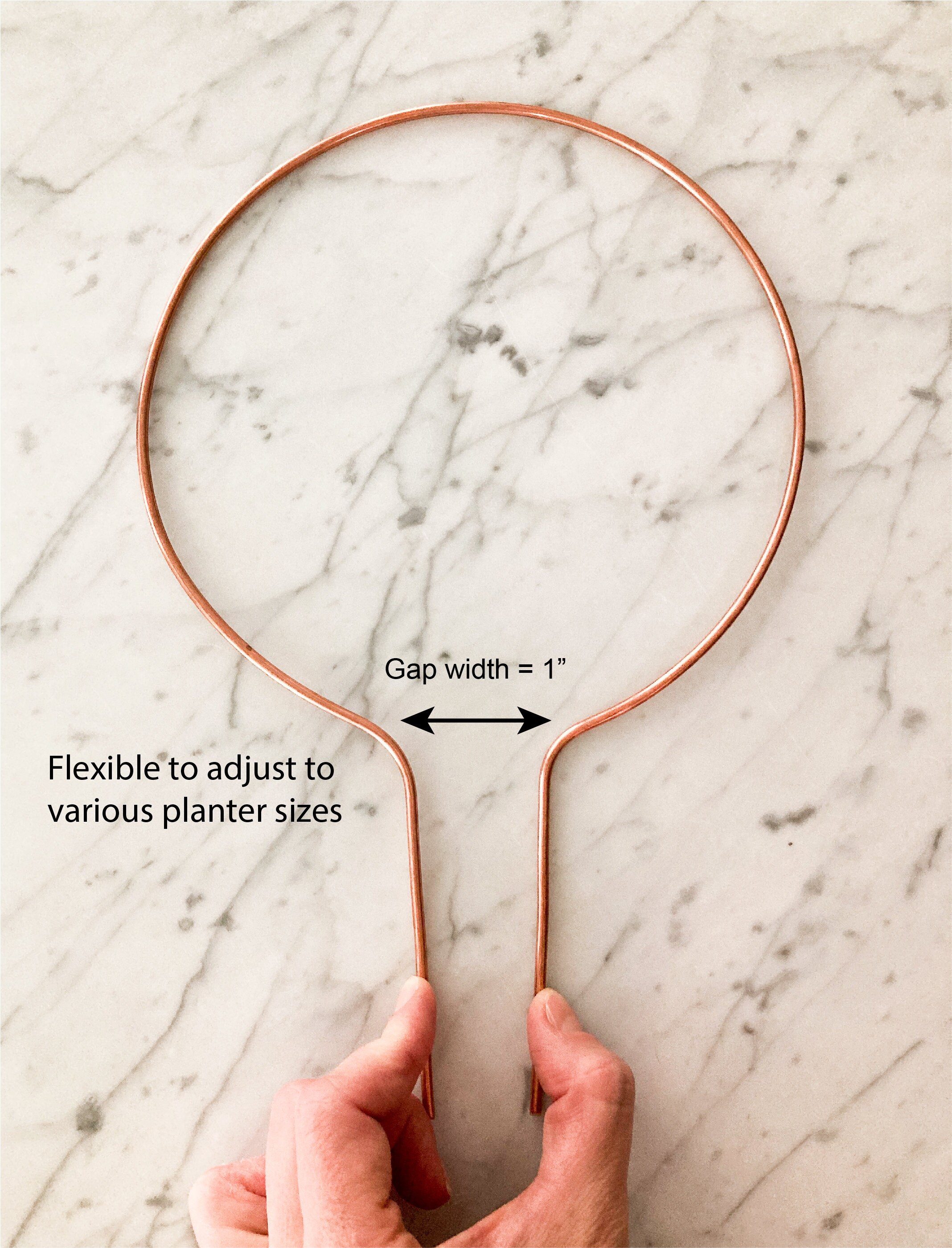 Copper Trellis for Plants, Ring/circle/hoop/round Shape, for Hoyas and ...