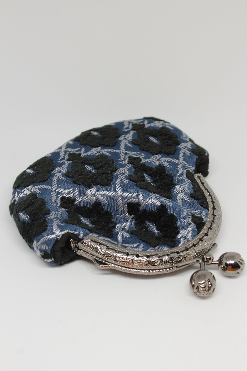 Kiss lock Purse classy elegant purse brocade kiss clasp | Etsy