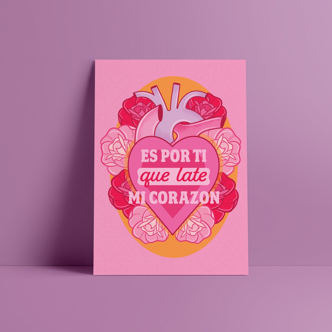 Es Por Ti Art Print: Latina Wall Art, Latin Music Inspired - Etsy