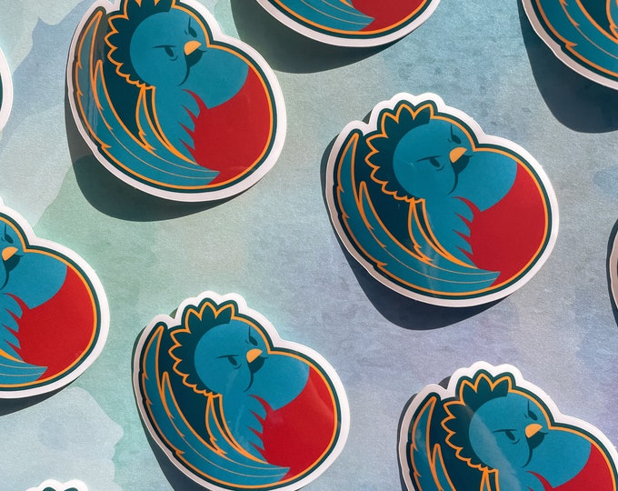 Quetzal Sticker - Vinyl Sticker - Latinx - Guatemala - Chapin - Sticker ...
