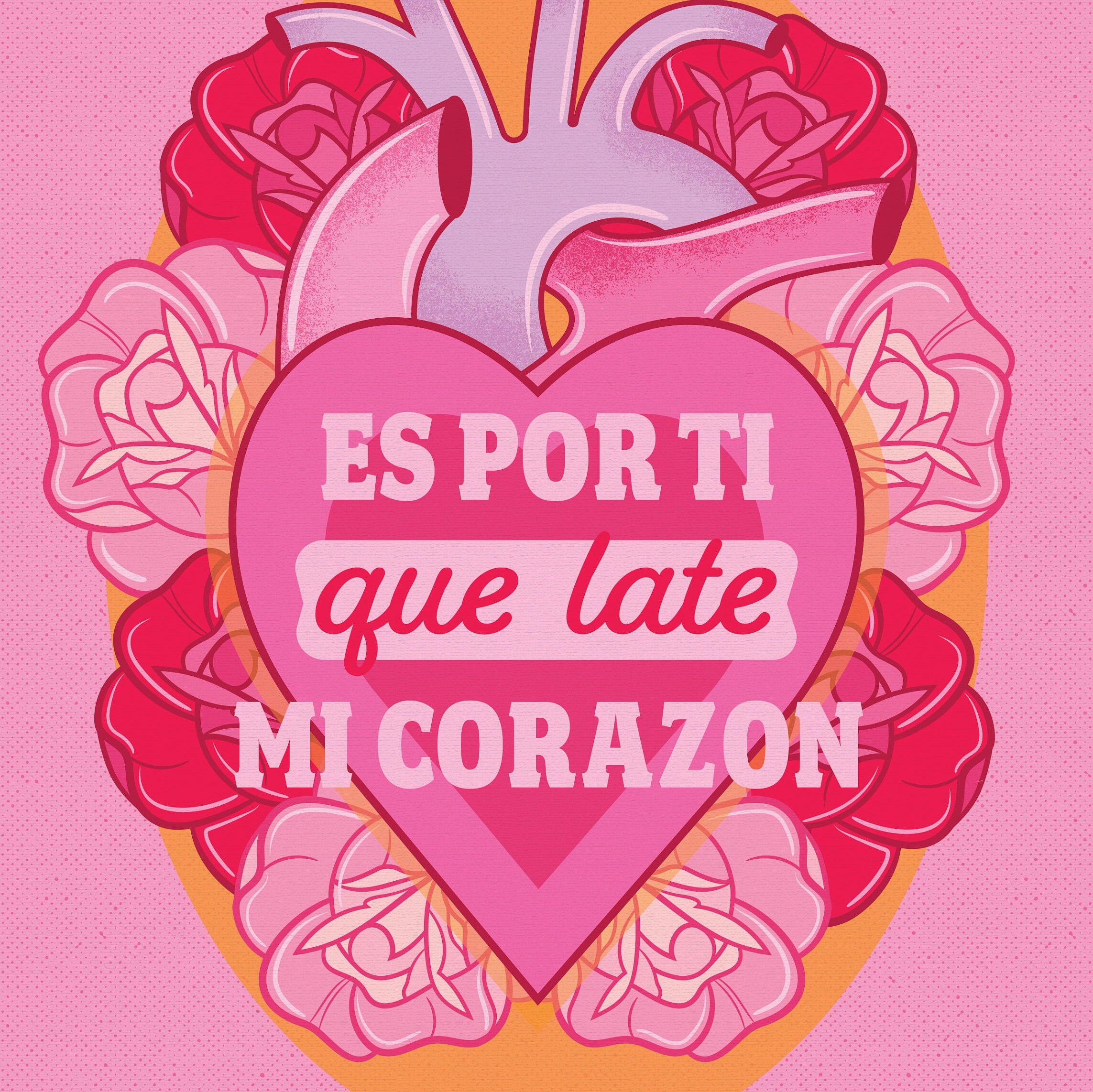 Es Por Ti Art Print: Latina Wall Art, Latin Music Inspired - Etsy