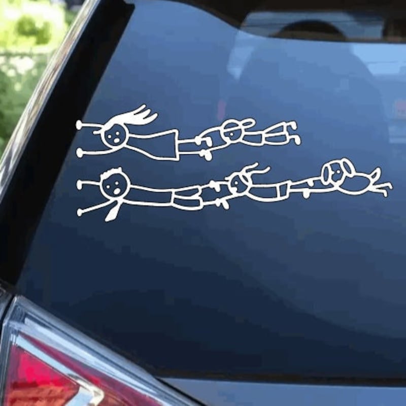 Stick Family Decal - Etsy