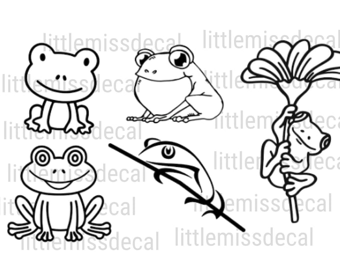Bundle of Frogs SVG, Svg Bundle, Svg Files for Cricut, Svg Files, Svg ...
