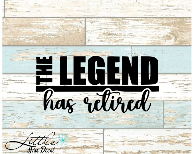 The Legend Has Retired Digital Download, the Legend Has Retired Png ...