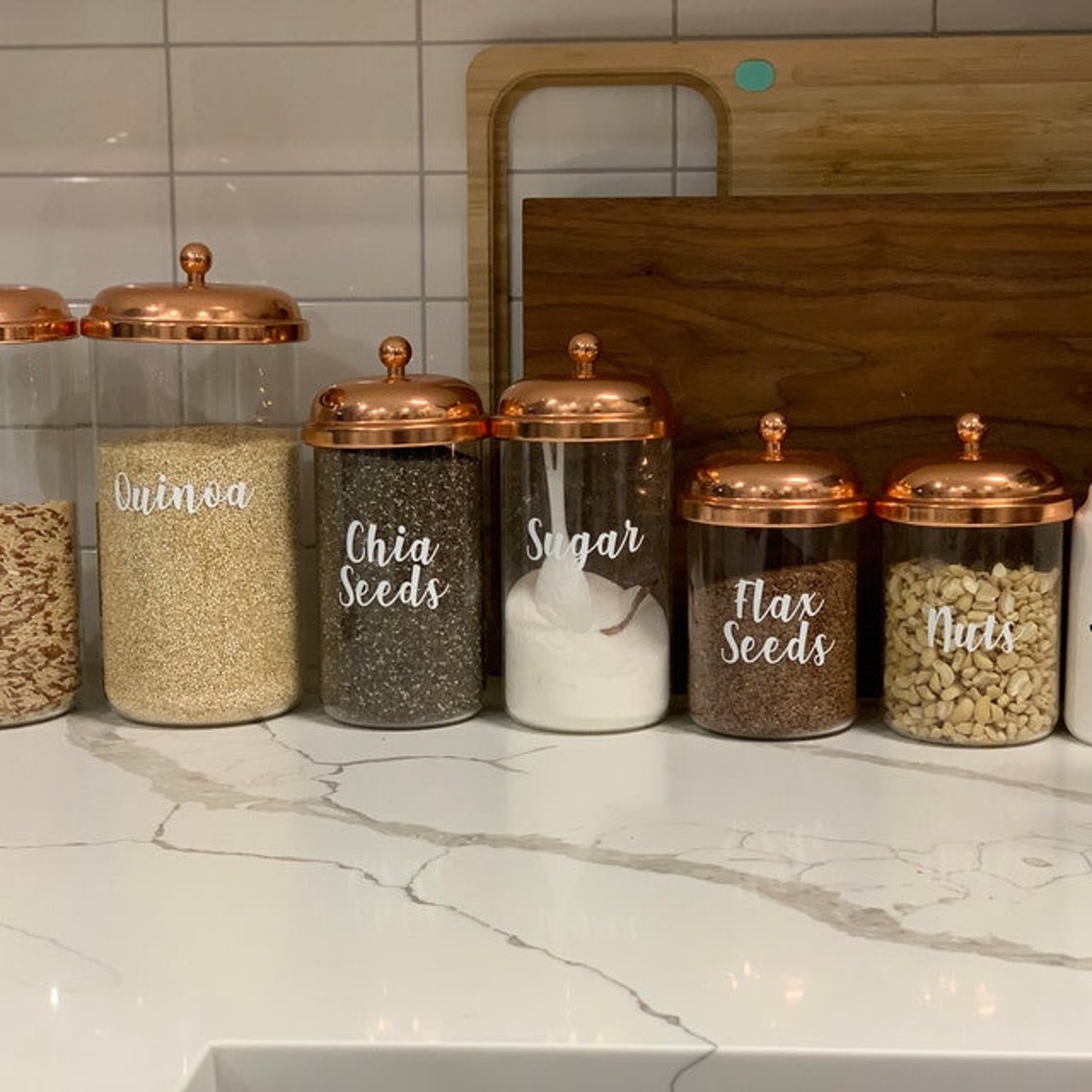 Custom Pantry Labels Pantry Labels Pantry Label Decals - Etsy