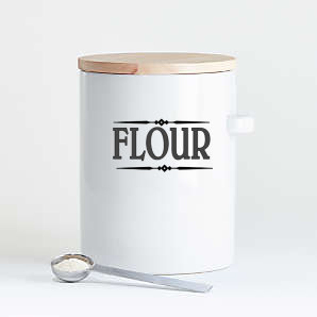 Canister Label Decals, Vinyl Decals, Kitchen Decals, Pantry Decals ...