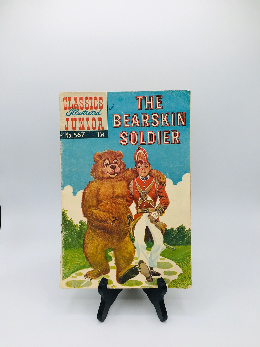 Bearskin Soldier C.1960 - Classics Illustrated Jr #567 - Etsy