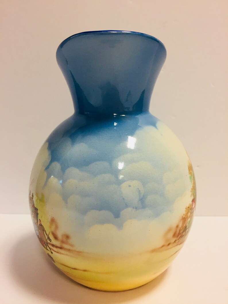 Antique Falcon Ware Pitcher Jug the Dover Road 1920's Art - Etsy