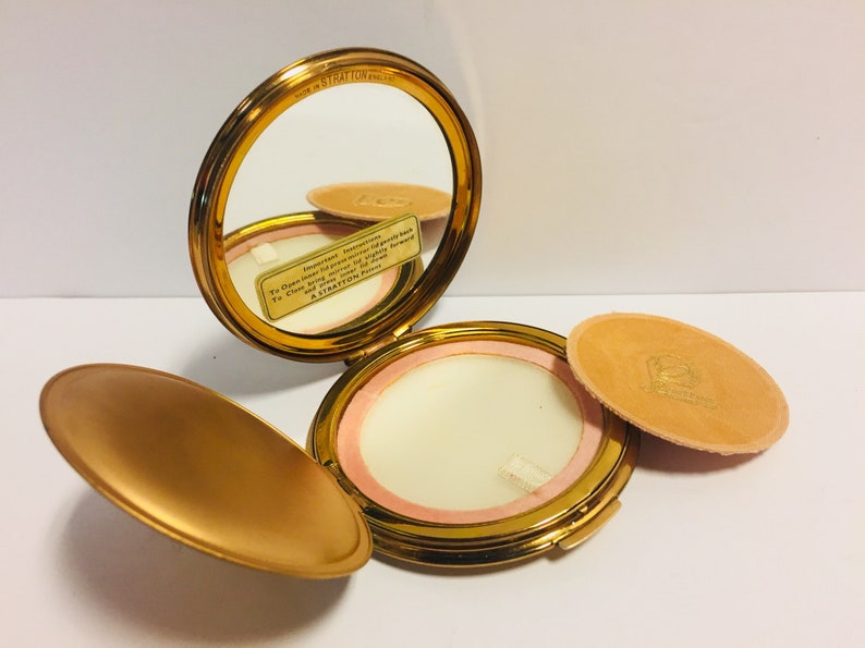 Vintage Stratton Ballotini Beaded Compact With Original Box | Etsy