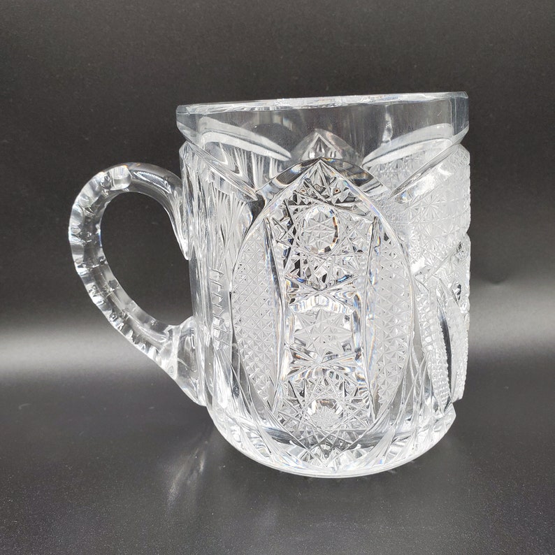 Vintage Heavy Fine Cut Crystal Tankard. Two Available Price | Etsy