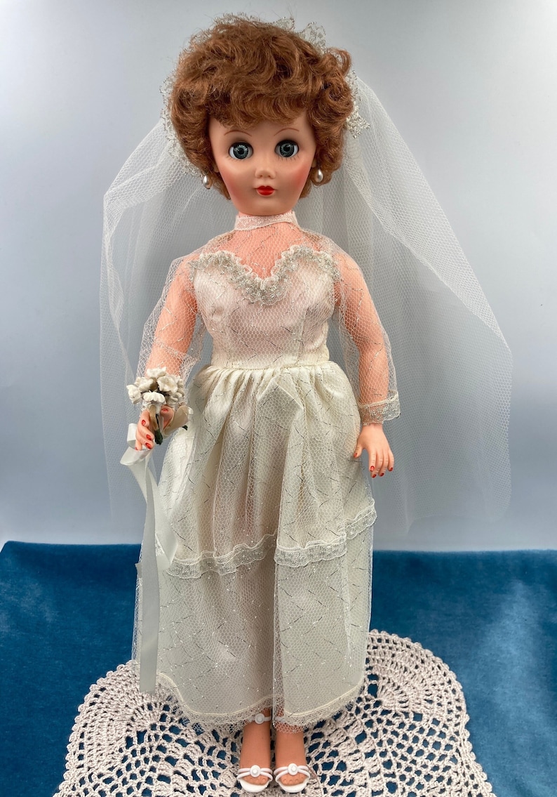 Vintage 1950s / 1960s Bride Doll 20 Inches Tall Original - Etsy