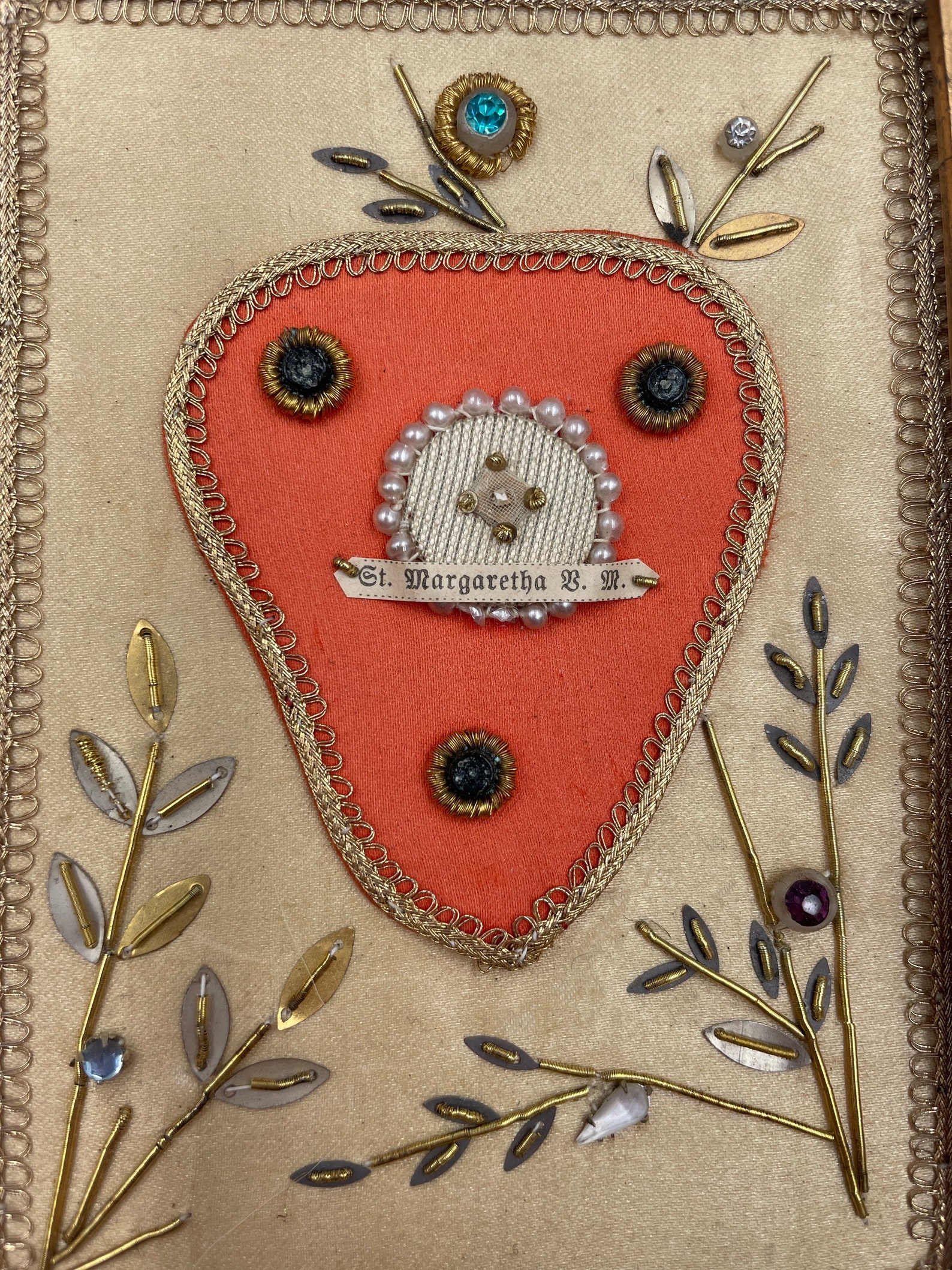 Framed Antique Relic of St. Margaret St Margaretha Relic - Etsy