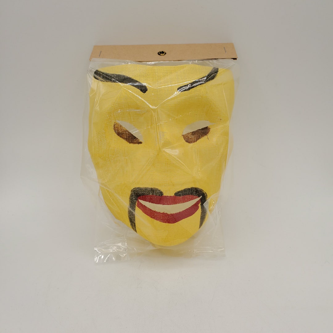 C. 1950's Original Starched Gauze/ Muslin Mask; Possibly Fu Manchu - Etsy