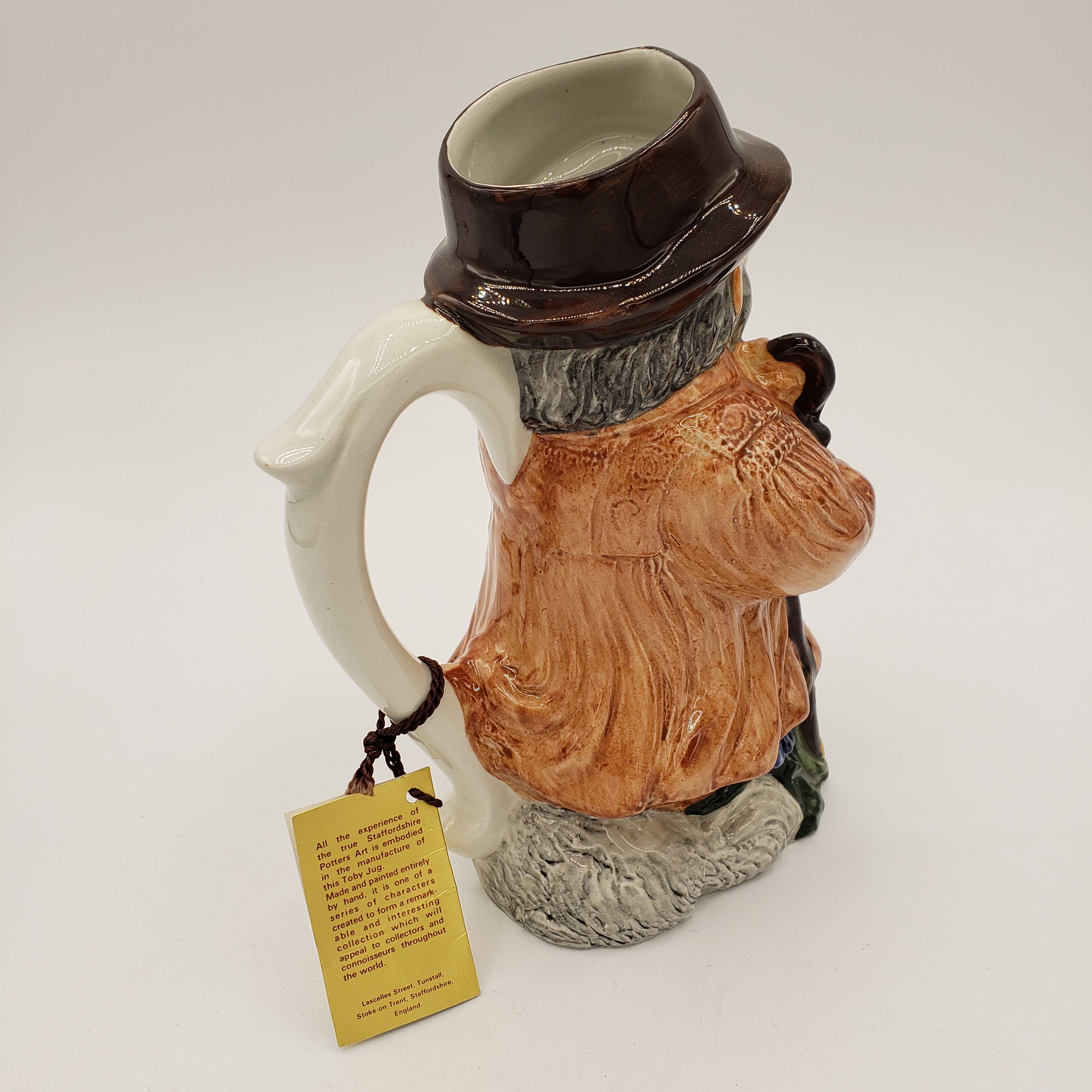 Roy Kirkham Pottery Toby Jug shepherd Made in - Etsy Hong Kong