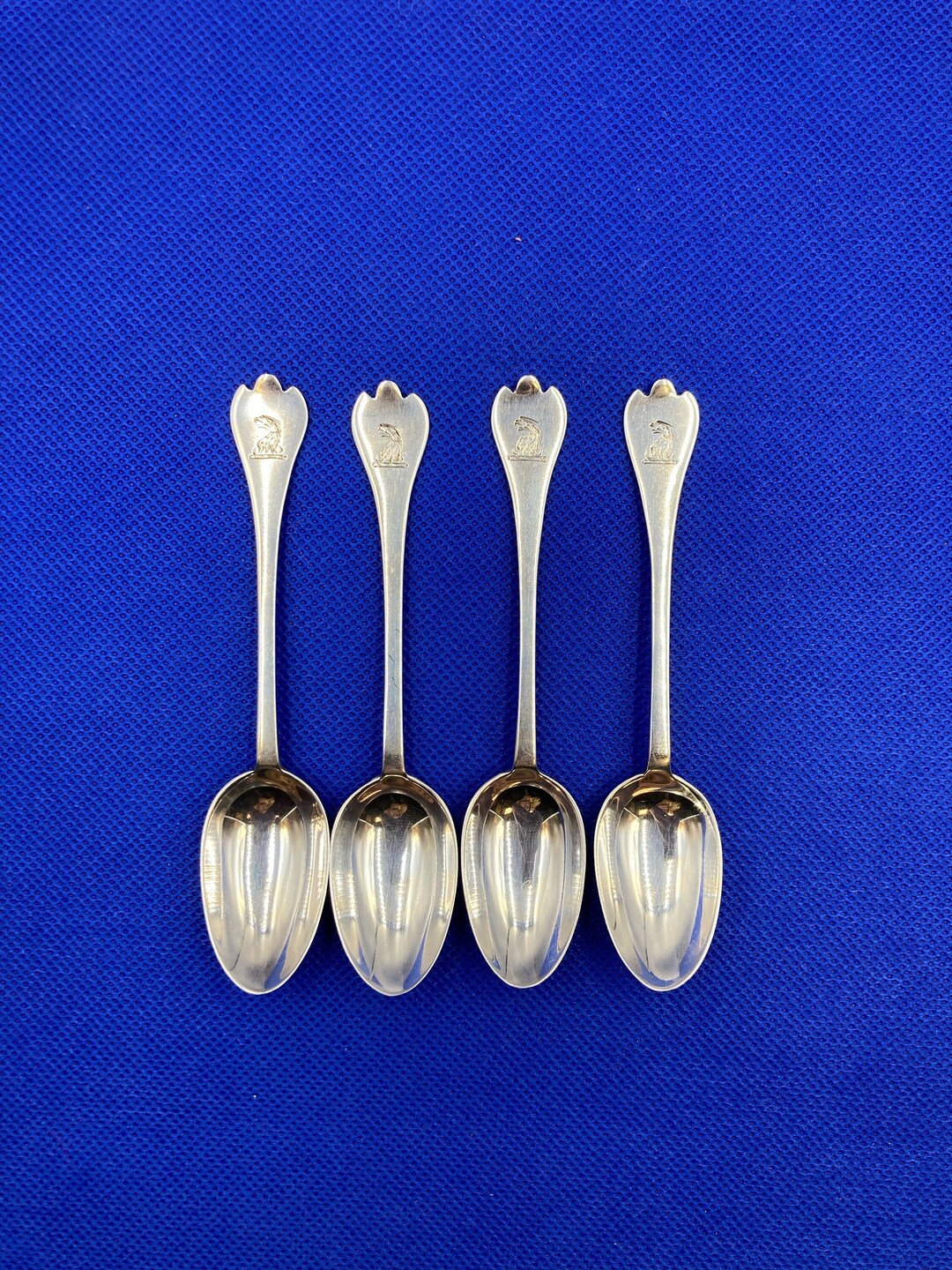 Set of 4 Sterling Coffee Spoons Circa 1905 George Jackson & David ...