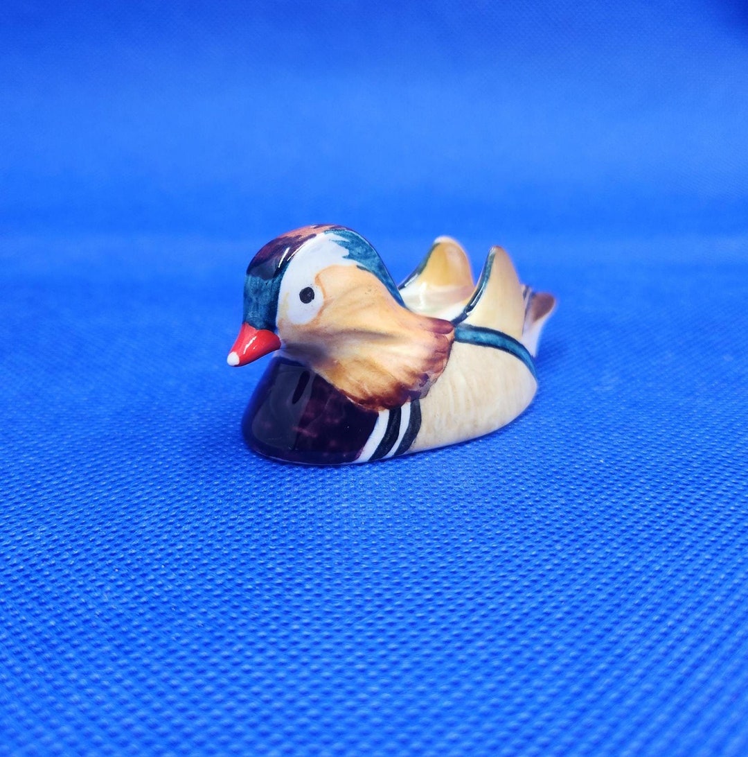 Vintage Beswick Mandarin Duck Figurine; Model 1519 Peter Scott Wildfowl ...