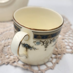 Minton Grasmere Blue Demitasse Cup and Saucer - Etsy