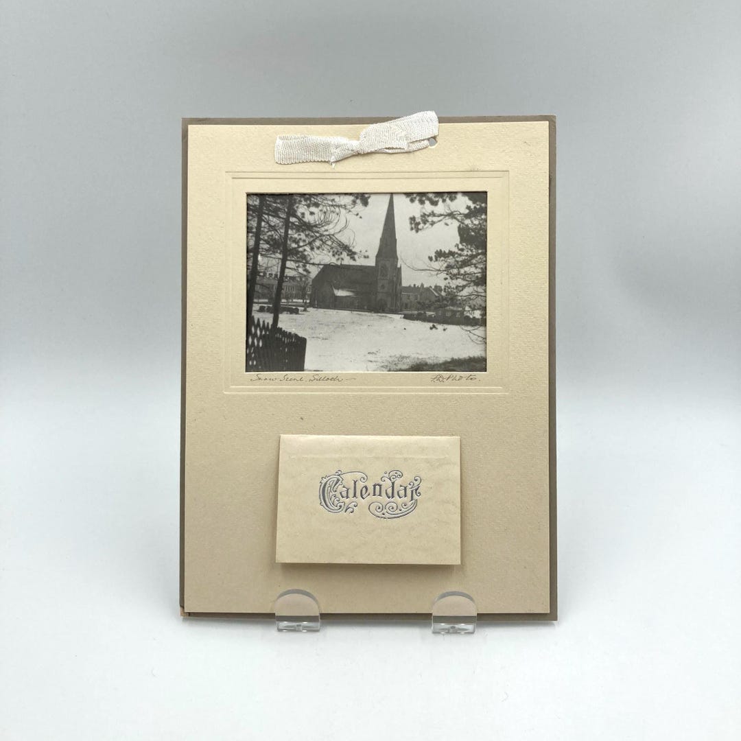 1953 Unused Calendar "snow Scene Silloth" Cumbria, England - Etsy