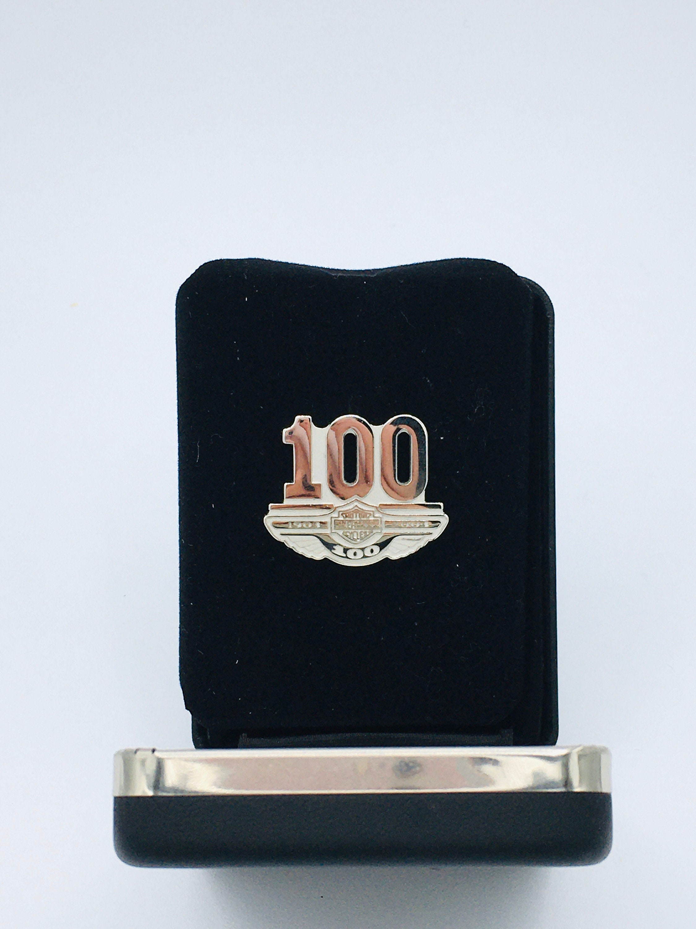 Sterling Harley Davidson 100 Years Anniversary Pin Limited | Etsy