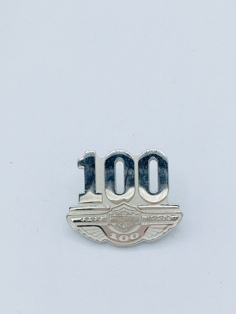 Sterling Harley Davidson 100 Years Anniversary Pin Limited - Etsy