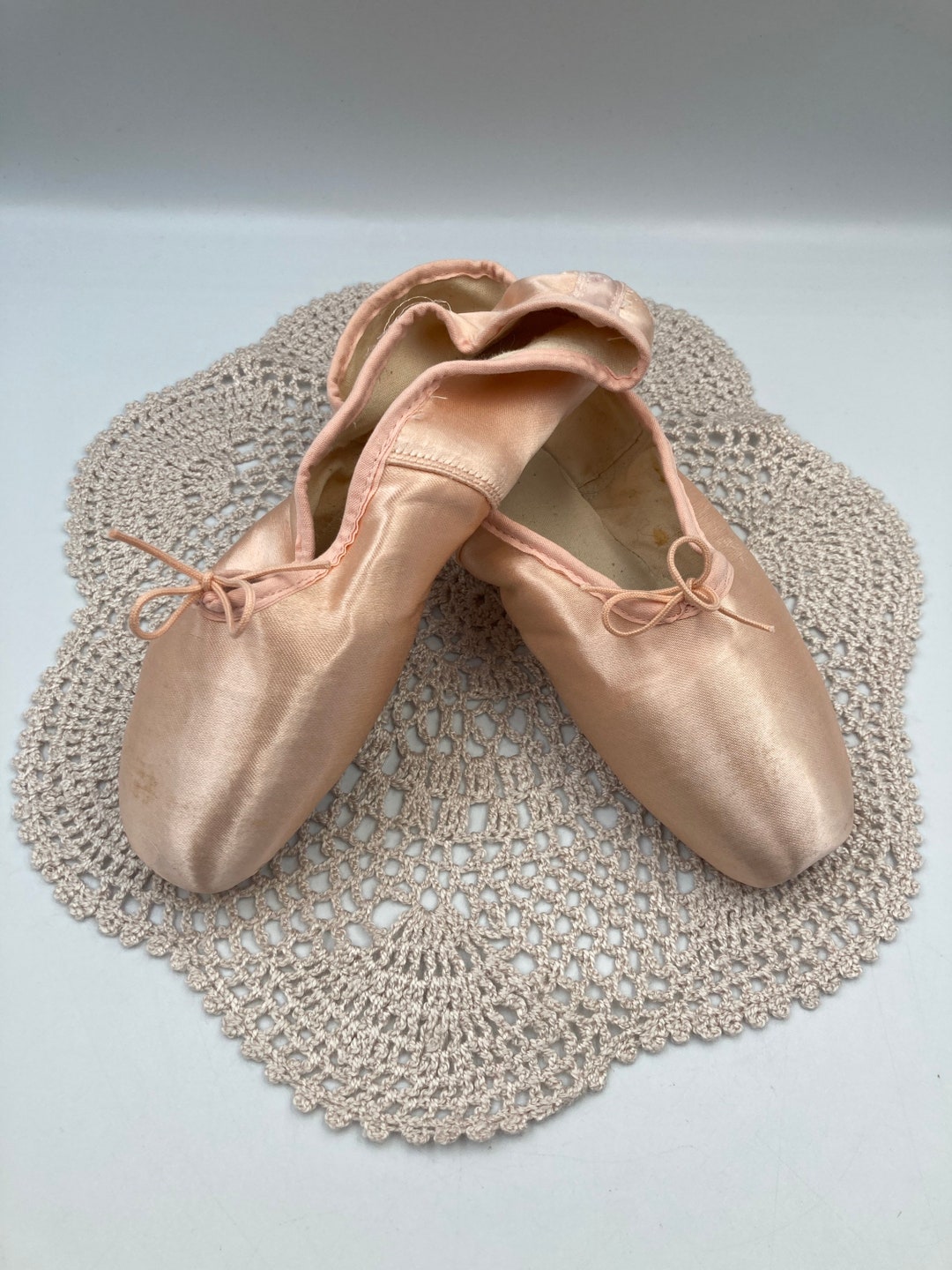Vintage Gamba Ballet Shoes Size 7, Made in England, Like New Style 52B ...