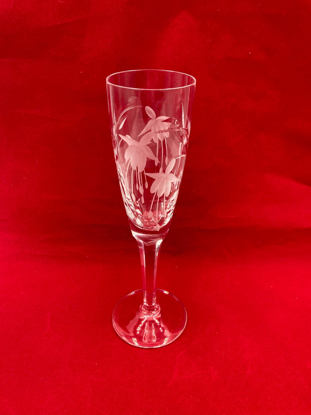 Vintage Stuart Crystal Cascade Champagne Flute - 2 Available, Price is ...
