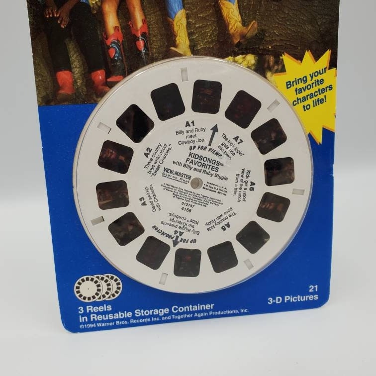 1994 Kidsongs Favorites Billy and Ruby Biggle VINTAGE View-Master Reels ...