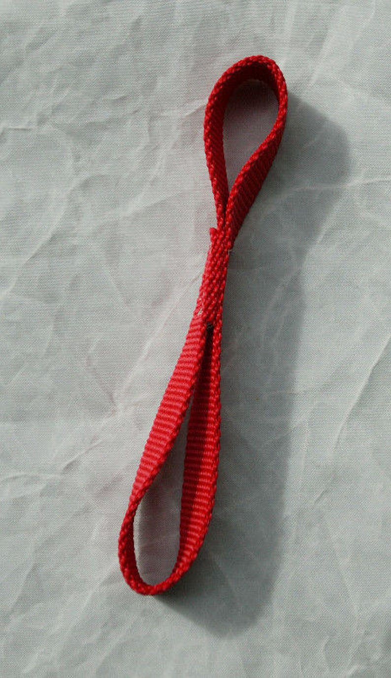 Red Winch Hook Pull Strap, Two Loop, 8" X 1" - Etsy