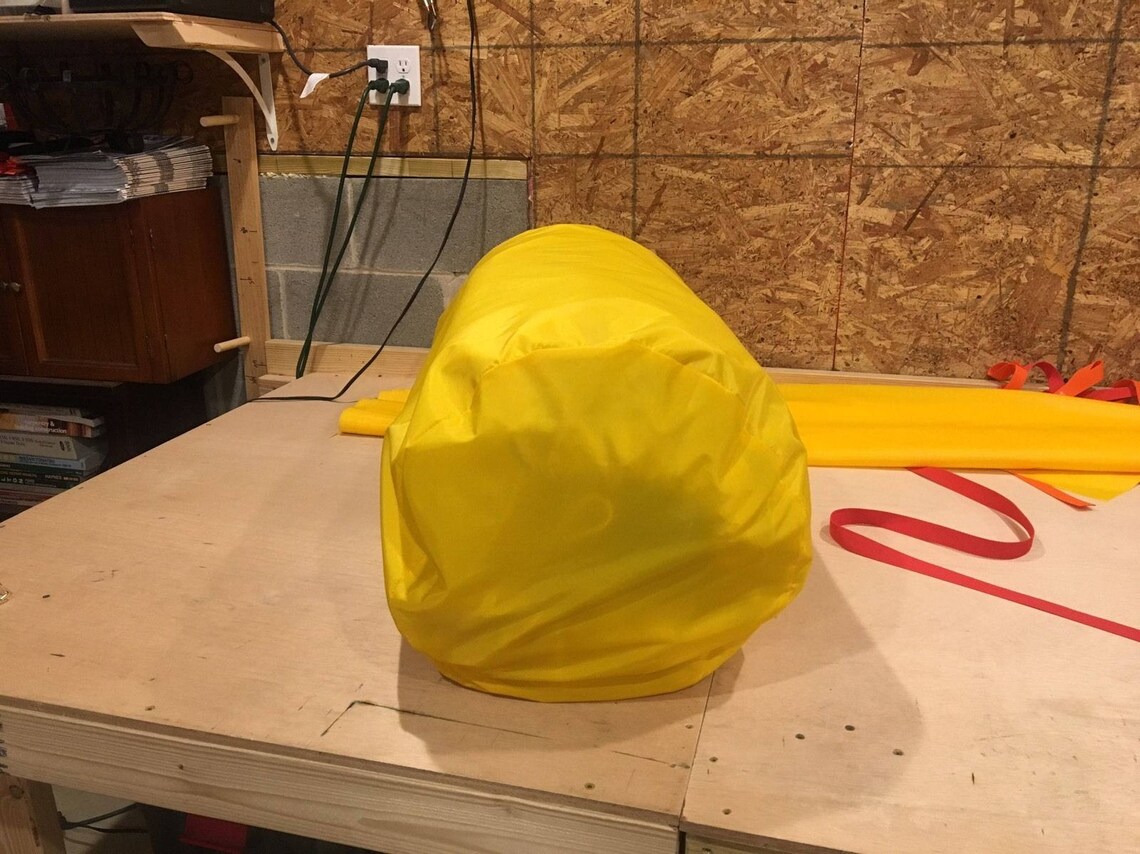 Yellow Sail Storage Bag 42" Tall X 18" Diameter, 400 Denier Oxford ...