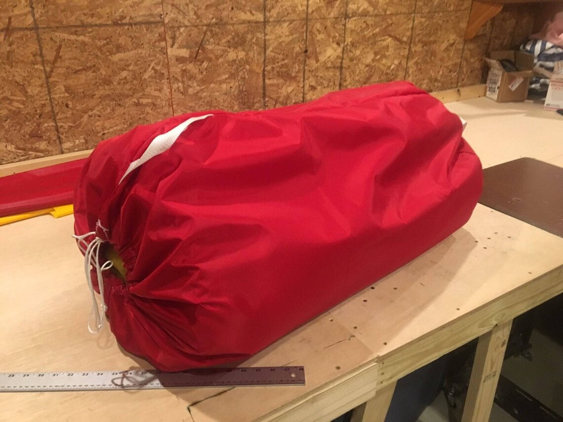 Red Nylon Sail Storage Bag (42x18 Inches) - Etsy