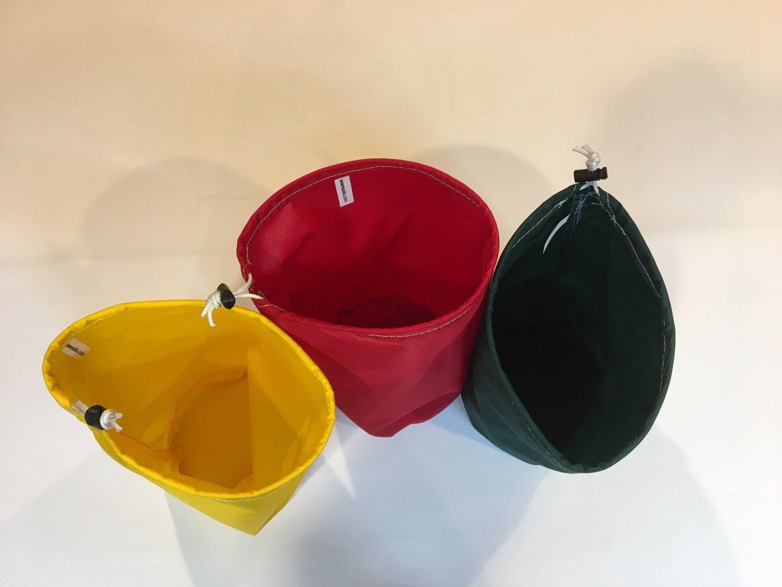 Little Round Sack, Ditty Bag, Stuff Sack 6" X 12 1/2" Red, Yellow ...