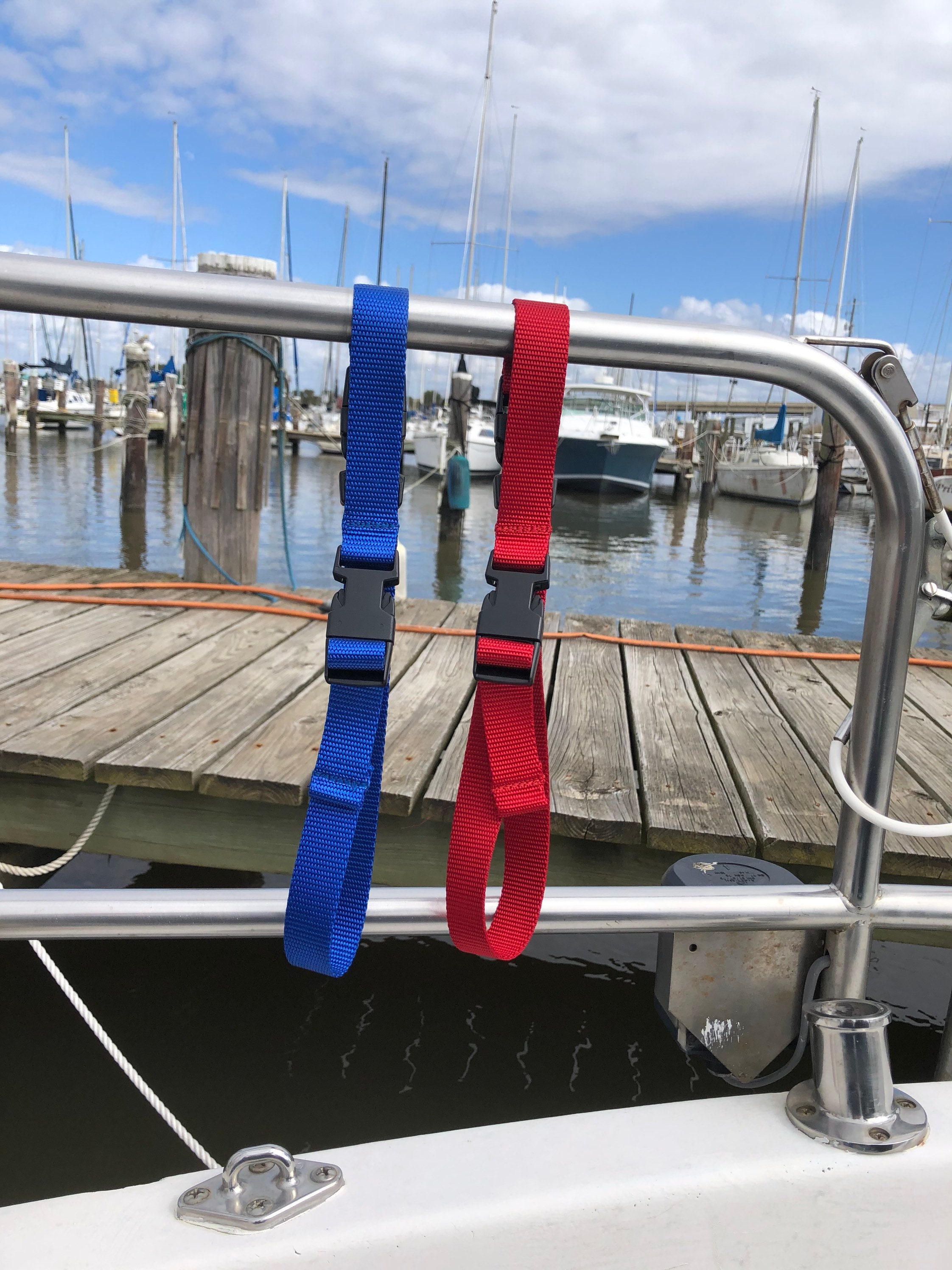 Set of 4 Line Hanger, Rope Hanger, Cord Hanger, Organzer, Dock Line ...