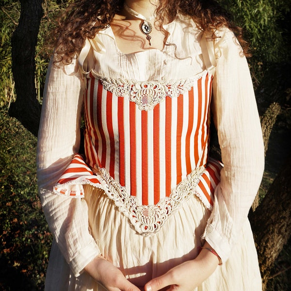 Stripe Corset - Etsy