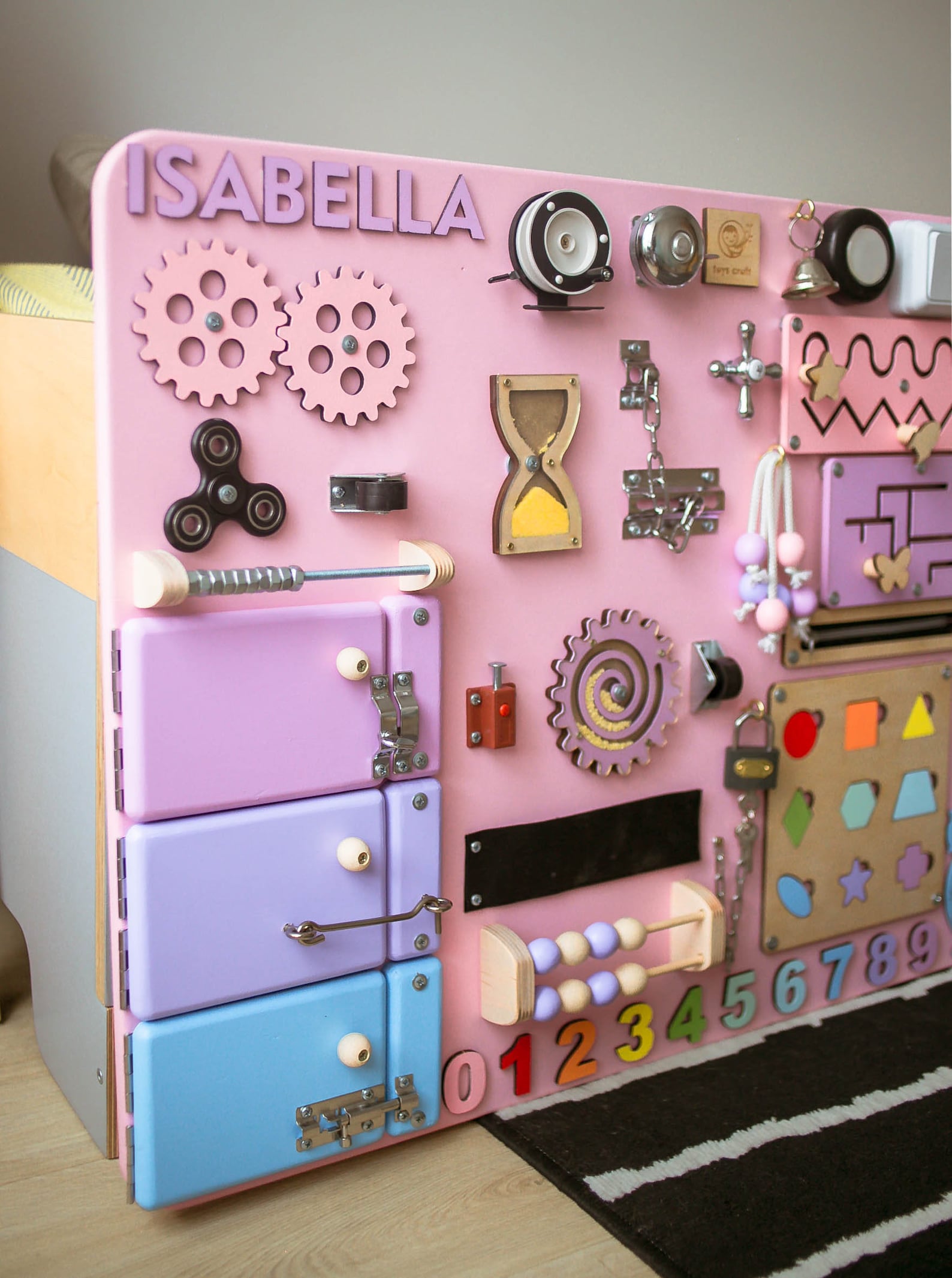 Toddler Busy Board for Girl Activity Board Busy Board Children - Etsy