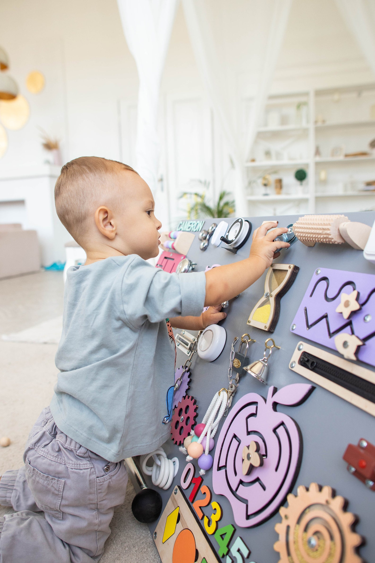 SALE Busy Board Busy Board for Toddler Activity Board - Etsy