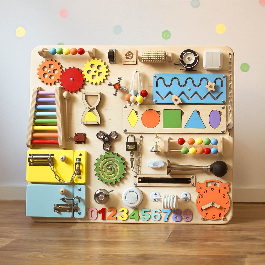 MEGA SALE Busy Board Activity Board Montessori Toys for - Etsy